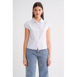 Slim Fit Popelinhemd