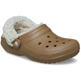 Crocs Classic Fleece-gef&uuml;tterte Thermoplast Herren Sepia Clogs