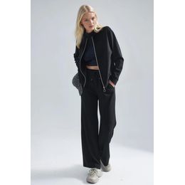 Modal Touch Zip-Hoodie & Ripp-Hose Set