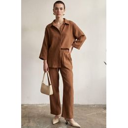 Musselin-Stoff Zweiteiliges Set mit Hemd & Hose