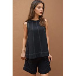 Stitch-Detail Relaxed-Fit Ko-Ord Set