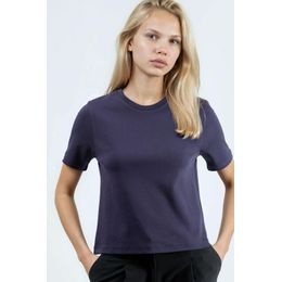 Rundhals Baumwoll-T-Shirt