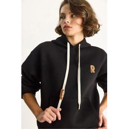 Bestickter Kapuzenpullover