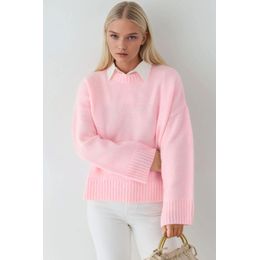 Dickes Rundhals-Extra-Weich-Touch-Pullover
