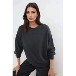Entspannt geschnittenes Rundhals-Modal-Sweatshirt