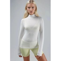 Slim Fit Halbhochkragenbluse