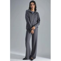 Modal Touch Zweiteiliges Set mit weitem Bein und Rei&szlig;verschlusskragen