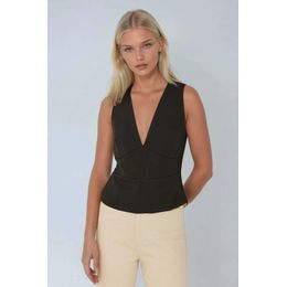 Figurbetontes &auml;rmelloses V-Neck Top