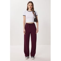 Hosen mit weitem Bein und Kordelzug