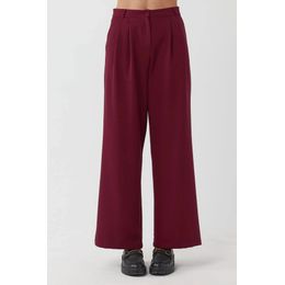 Hoch taillierte, plissierte Palazzo-Hose