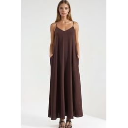 A-Form Maxi-Kleid