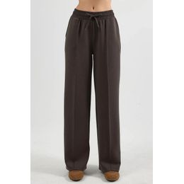 Elastische Bund gerade geschnittene Hosen