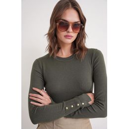 Rundhals Strickpullover