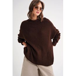&Uuml;bergro&szlig;er Strickpullover