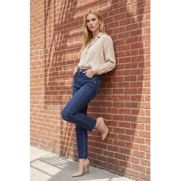 Hochtaillierte Skinny-Jeans
