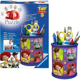 3D-Puzzle Ravensburger "Stiftehalter Toy Story", lila (bunt), Puzzles, KinderB:7,7cm H:9,5cm T:7,7cm, Kunststoff, Motiv, Made in Europe, B:7,7cm H:9,5cm T:7,7cm
