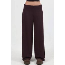 Weite gefaltete Hose
