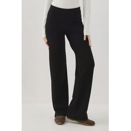 Elastische Hochtaillierte Weite Hose