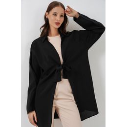 Kimono mit gebundenem Detail und langen &Auml;rmeln