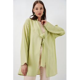 Kimono mit gebundenem Detail und langen &Auml;rmeln