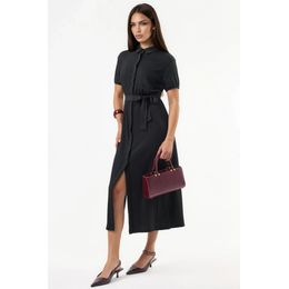 G&uuml;rtel-Midi-Hemdkleid