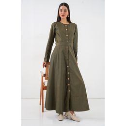 G&uuml;rteltuch Midi-Kleid