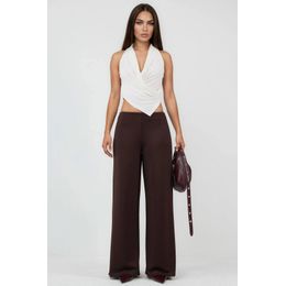 Hochtaillierte Weite Hose