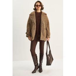 Oversized Strukturierte Jacke