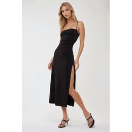 Bodycon-Maxikleid mit seitlichem Schlitz