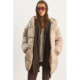 Kapuze Oversized Dicke Pufferjacke