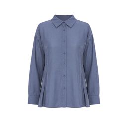 Fitted Texturiertes Button-Up Hemd