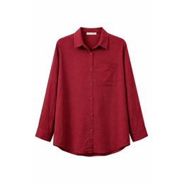 Oversize Leinenmischung Hemd