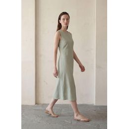 R&uuml;ckenverzierter Midi-Kleid