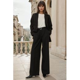 Weite gefaltete Hose