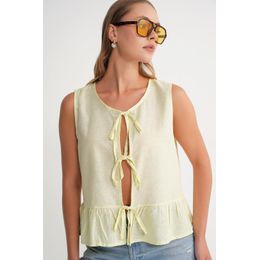 R&uuml;schenshirt mit Schleifenfront