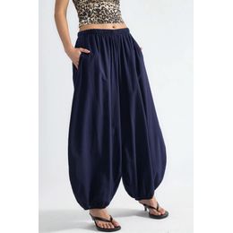 Elastische Ballonhose mit Taschen