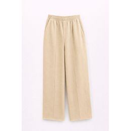 Elastische Palazzo-Hose mit Gummibund