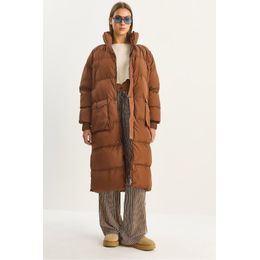 &Uuml;bergr&ouml;&szlig;e Langer Puffer-Mantel