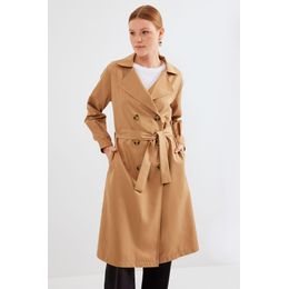 Doppelt gekn&ouml;pfter langer Trenchcoat