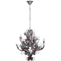 Kayoom H&auml;ngeleuchte "Fly Through, ohne Leuchtmittel, LxBxH: 71 x 71 x 81 cm", silberfarben, H: 81cm, 1 Stk., Leuchten, H&auml;ngeleuchte