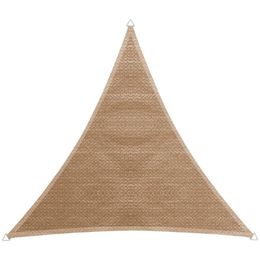 Sonnensegel Windhager "Capri, Dreiecksegel zur Beschattung von Garten, Terrasse, Balkon", gr&uuml;n (schilf), B:500cm T:500cm, Polyethylen, Sonnensegel, Sonnenschutz 5x5x5 m, erh&auml;ltlich in grau, champagner, reed oder wei&szlig;