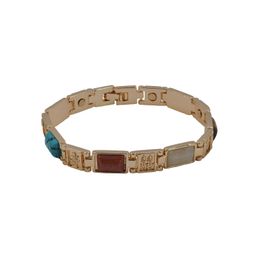 Steuer Modeschmuck Armband Echtstein mehrfarbig Magnet