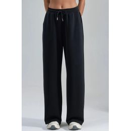 Hochtaillierte Weite Bein Modal-Hose