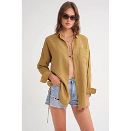 Oversize-Shirt mit Taschendetail
