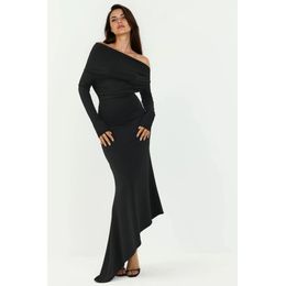 Elegantes Bodycon-Maxikleid mit Bootsausschnitt