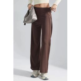 Modal Touch Streifen-Detail-Hosen