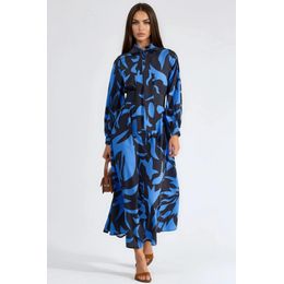 G&uuml;rteldetailliertes Maxikleid