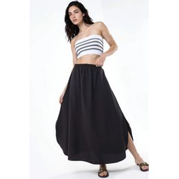 Hohe Taille Midi A-Linien Rock