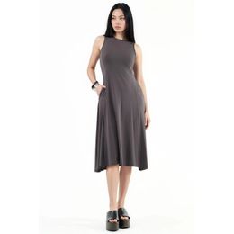 &Auml;rmelloses Midi-Kleid mit Taschen
