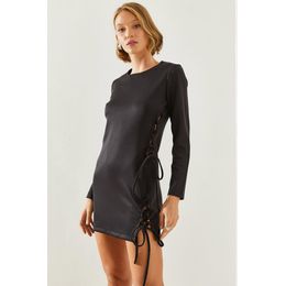 Ausschnitt-Top Mini-Kleid